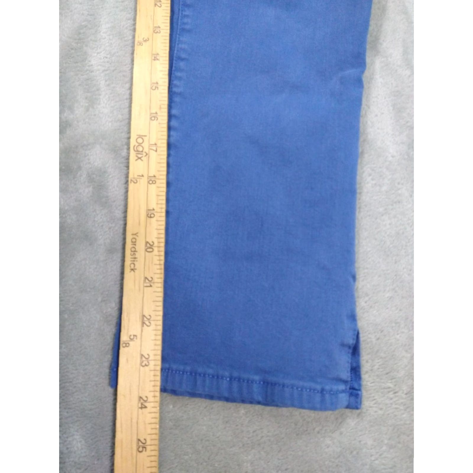 NYDJ NYDJ Jeans Womens 10 Regular Blue Denim Sheri Slim Lift Tuck Mid ...