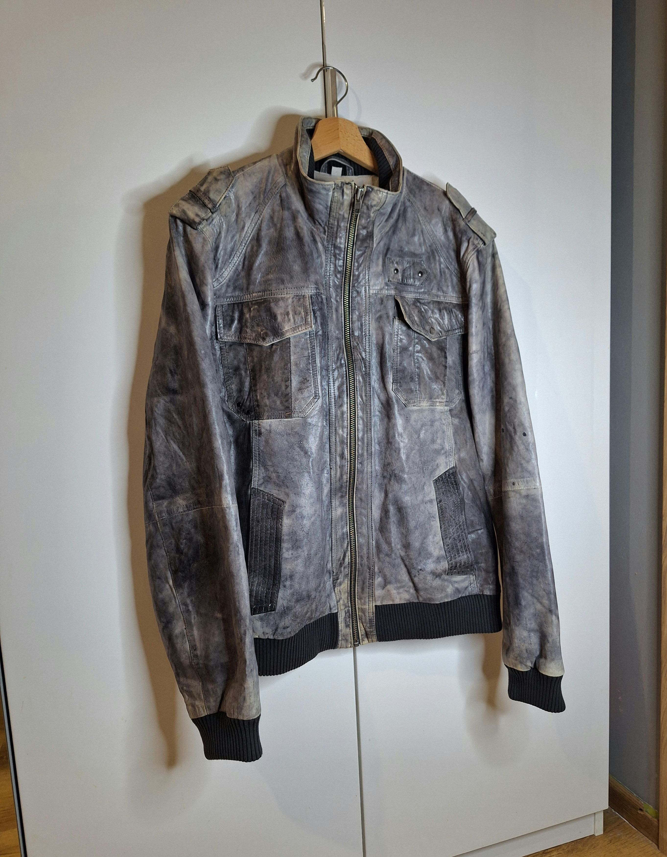 Avant Garde × Leather Jacket × Vintage Vintage leather jacket Nils ...