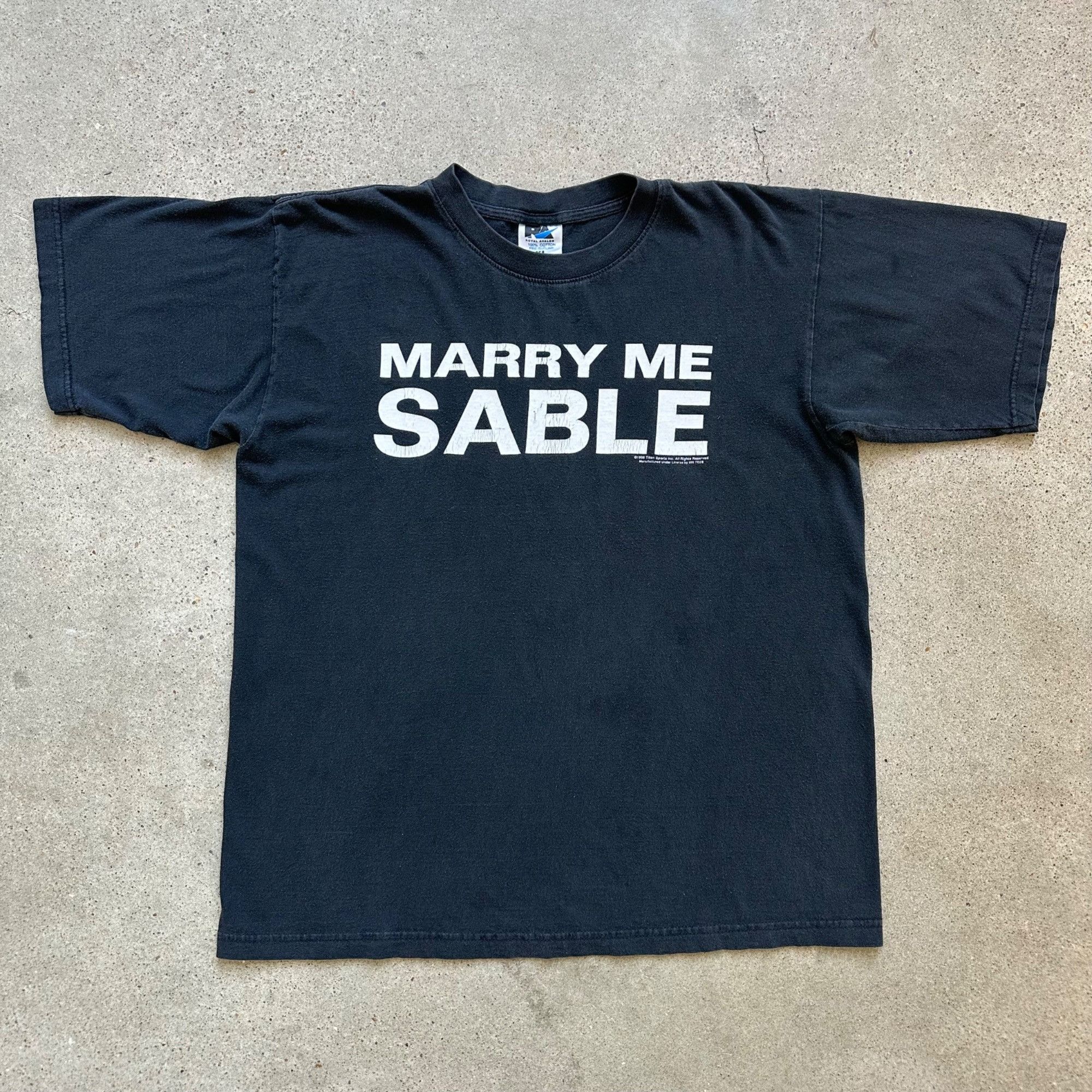 Vintage Vintage 1998 Marry Me Sable WWF Shirt | Grailed