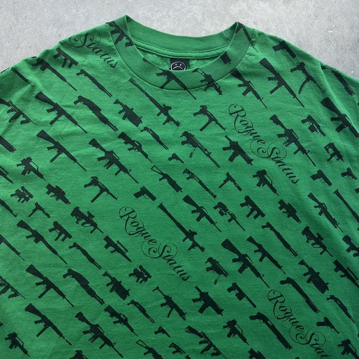 Vintage Crazy Vintage Y2K Rogue Status T Shirt Guns JNCO Grunge | Grailed