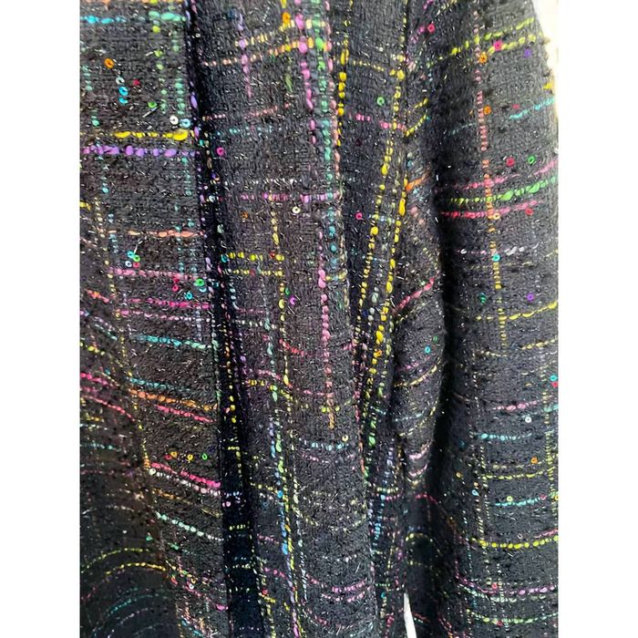 Vilagallo VILAGALLO Luna Sequin Embellished Coat In Black | Grailed