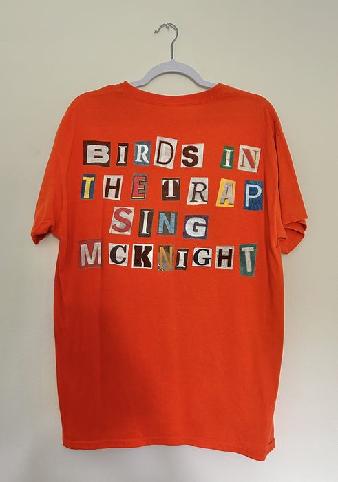 Travis Scott Travis Scott Birds In The Trap Sing Mcknight Orange Tee ...
