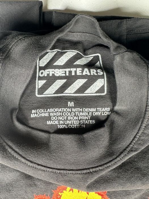 DENIM TEARS Size Medium - Denim Tears x Offset Set It Off Tee #3 | Grailed