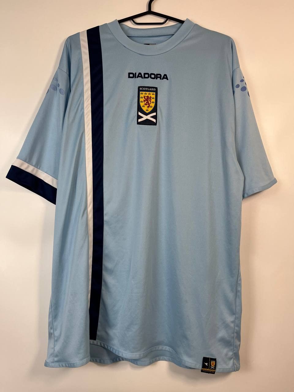 Diadora SCOTLAND 2005-07 AWAY SHIRT JERSEY DIADORA FOOTBALL SIZE L ...