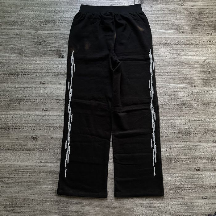 Chrome Hearts Chrome Hearts - Rain Swords Design - Wide Leg sweatpants ...