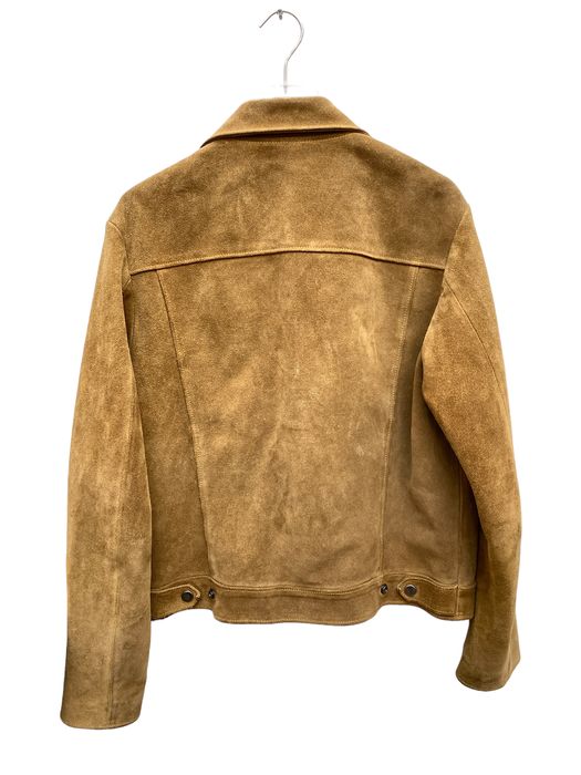 Sandro Brown Suede Leather Jacket | Grailed