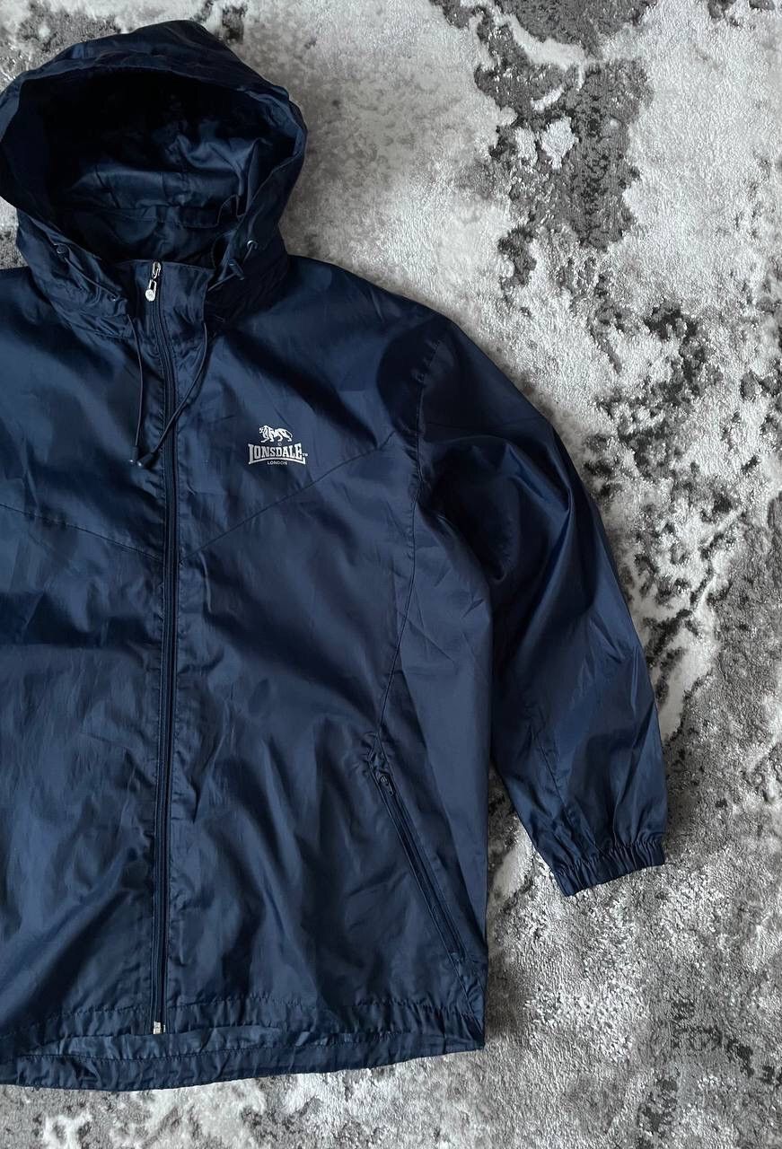 Vintage Vintage Lonsdale Waterproof Nylon Track Zip Up Retro Jacket ...