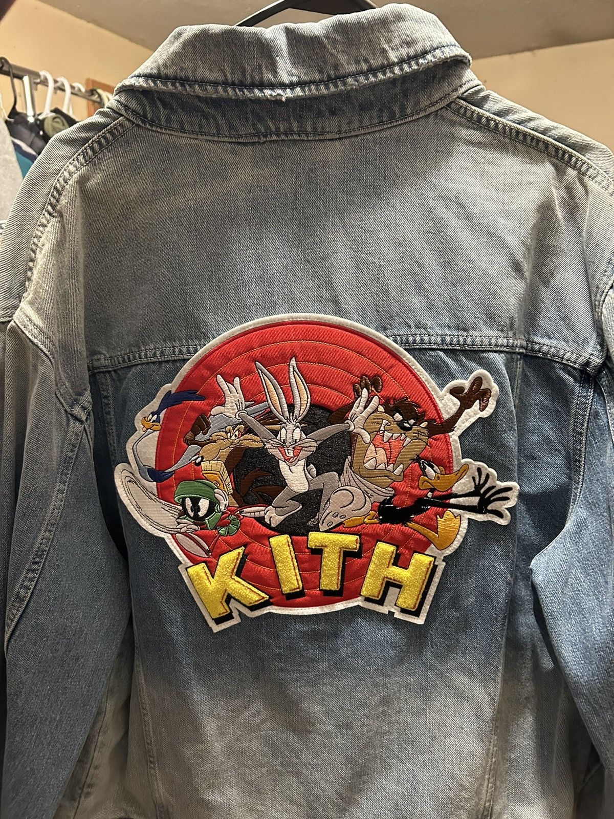 Kith Kith x looney tunes denim jacket | Grailed