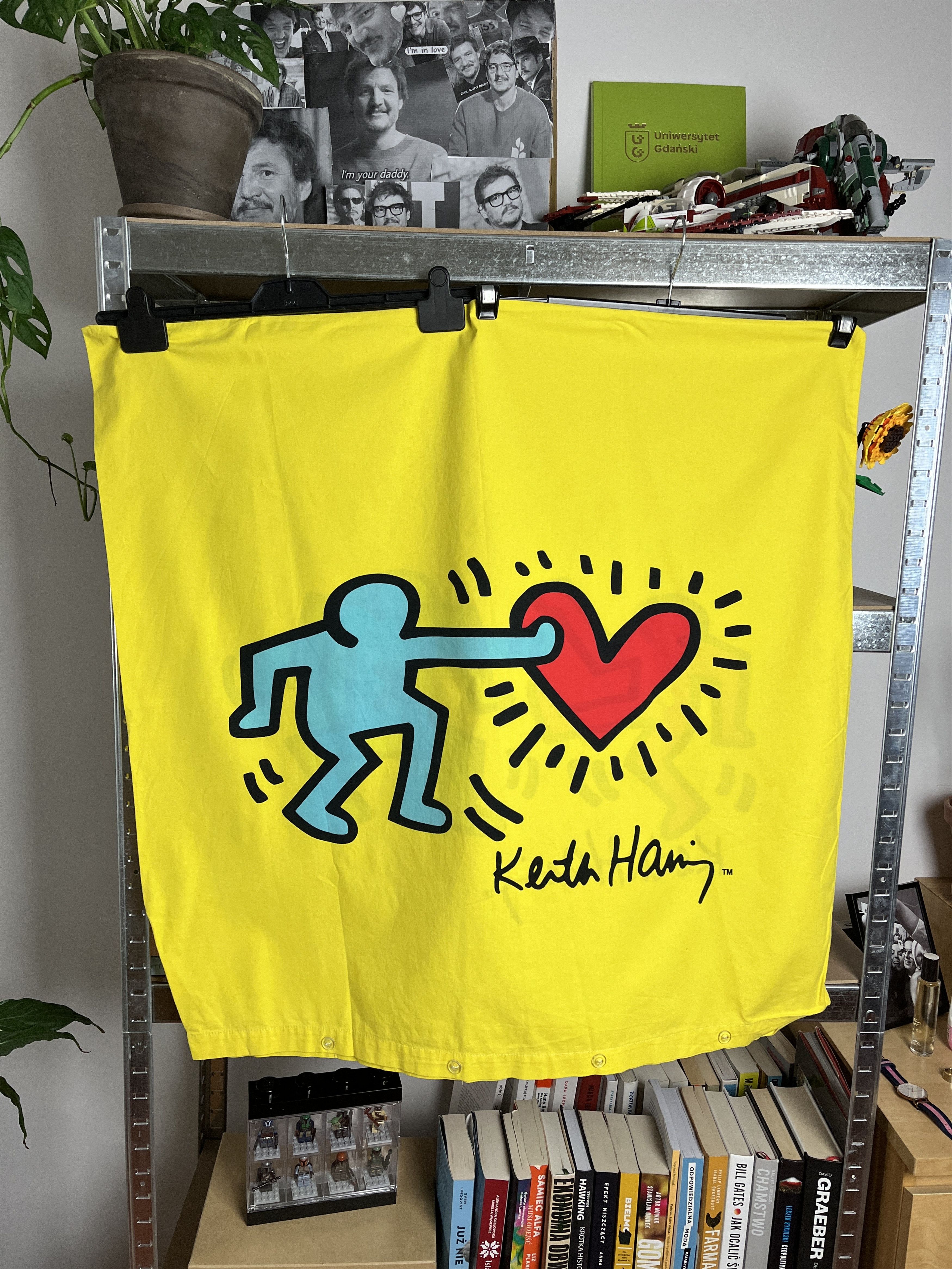 Keith Haring × Vintage Vintage 90s Keith Haring Pillow Case | Grailed