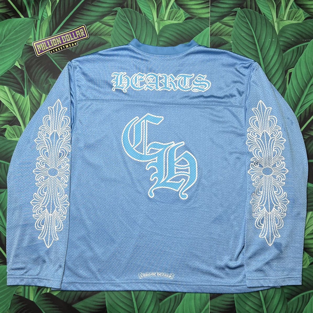 Chrome Hearts CH mesh long sleeve jersey | Grailed