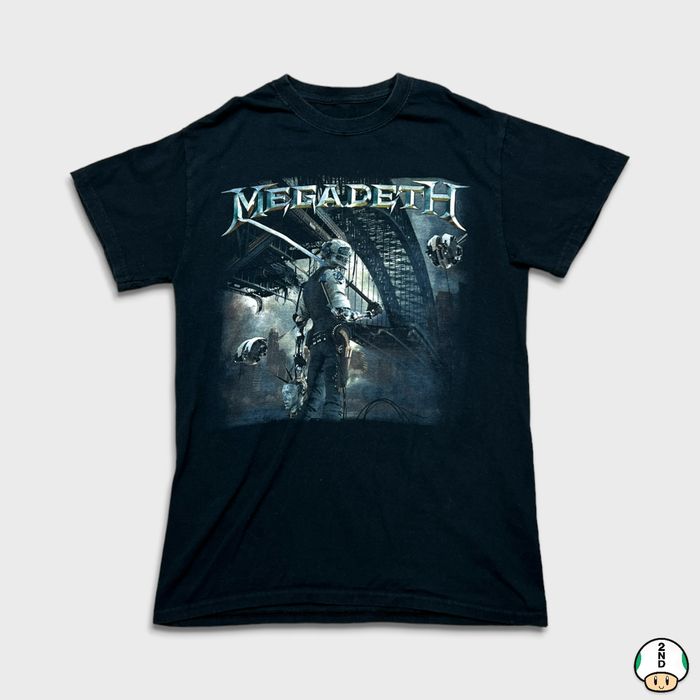 Vintage VTG 2016 Megadeth Dystopia World Tour Metal Rock Band Tee | Grailed