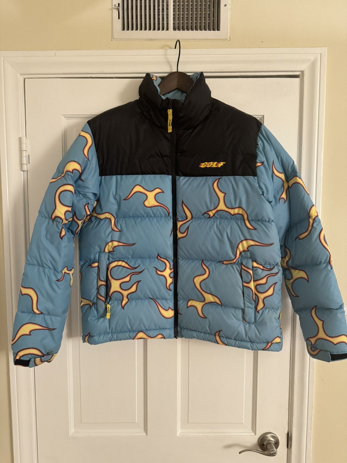 Golf Wang Golf Wang Blue Flame Puffer Original | Grailed
