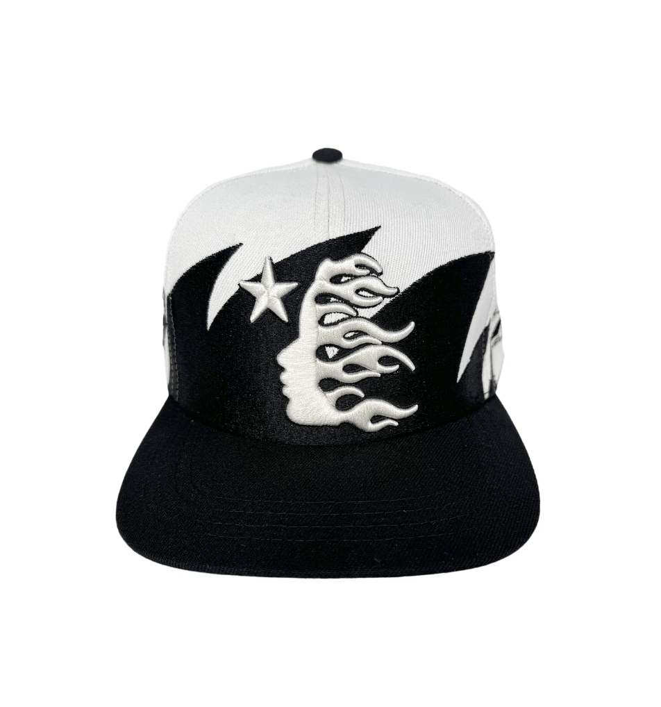 HELLSTAR Hellstar Flame Classic Shark Teeth Logo Snapback Hat | Grailed
