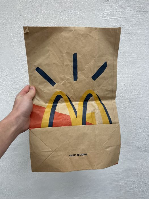 Travis Scott Name: Travis Scott X McDonald’s paper bag | Grailed