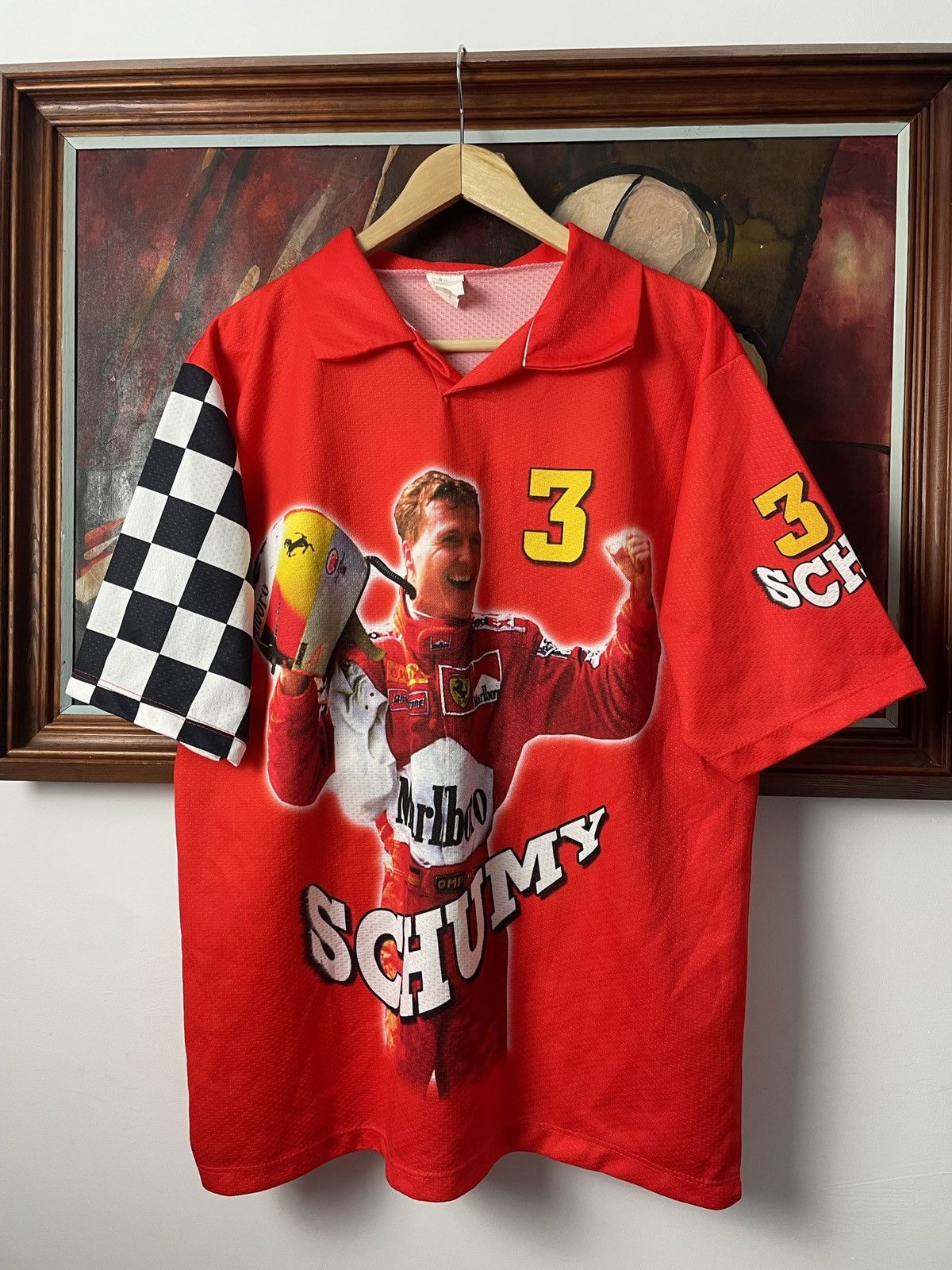 Ferrari × Racing × Vintage Vintage 90s Michael Schumacher Formula One ...