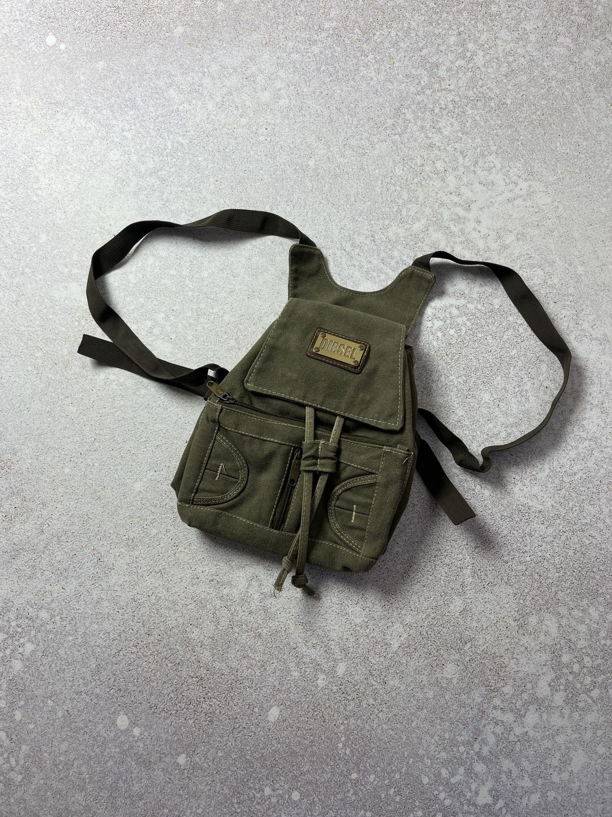 Diesel × Streetwear × Vintage Vintage Diesel Backpack Bag Y2K 1990s ...