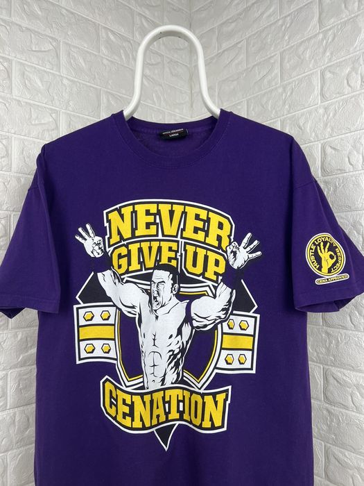 Vintage John Cena Never Give Up Cenation UCME WWE Tee | Grailed