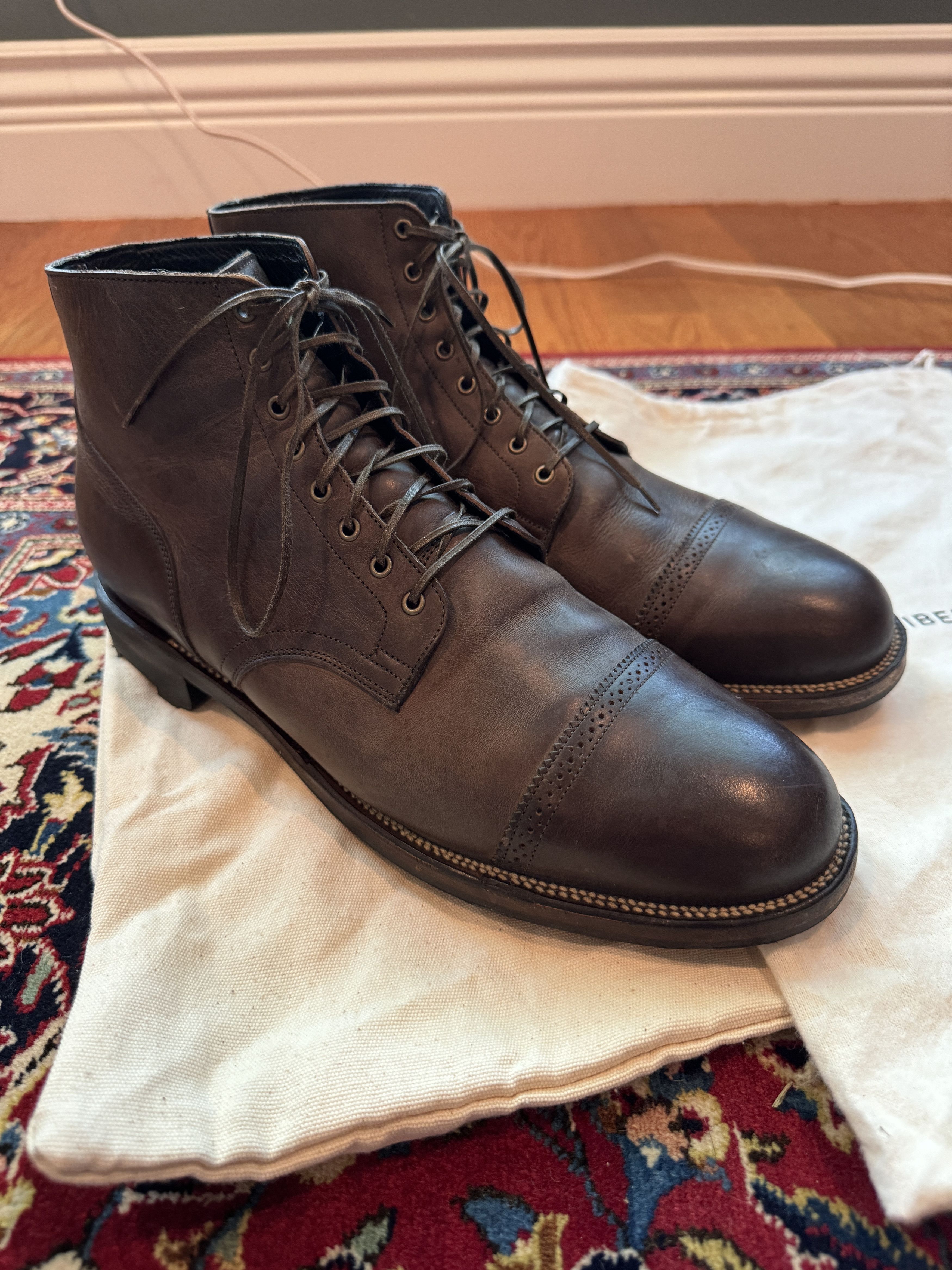 Viberg Viberg size 11 Service Boot 2030 - Maryam Port Vitello Calf ...