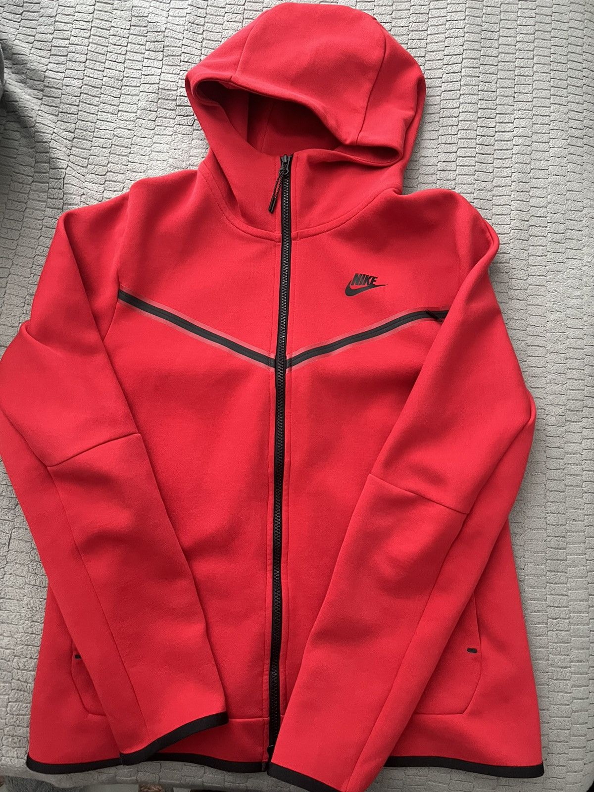 Nike × Streetwear × Vintage Nike Tech Fleece Red | Grailed