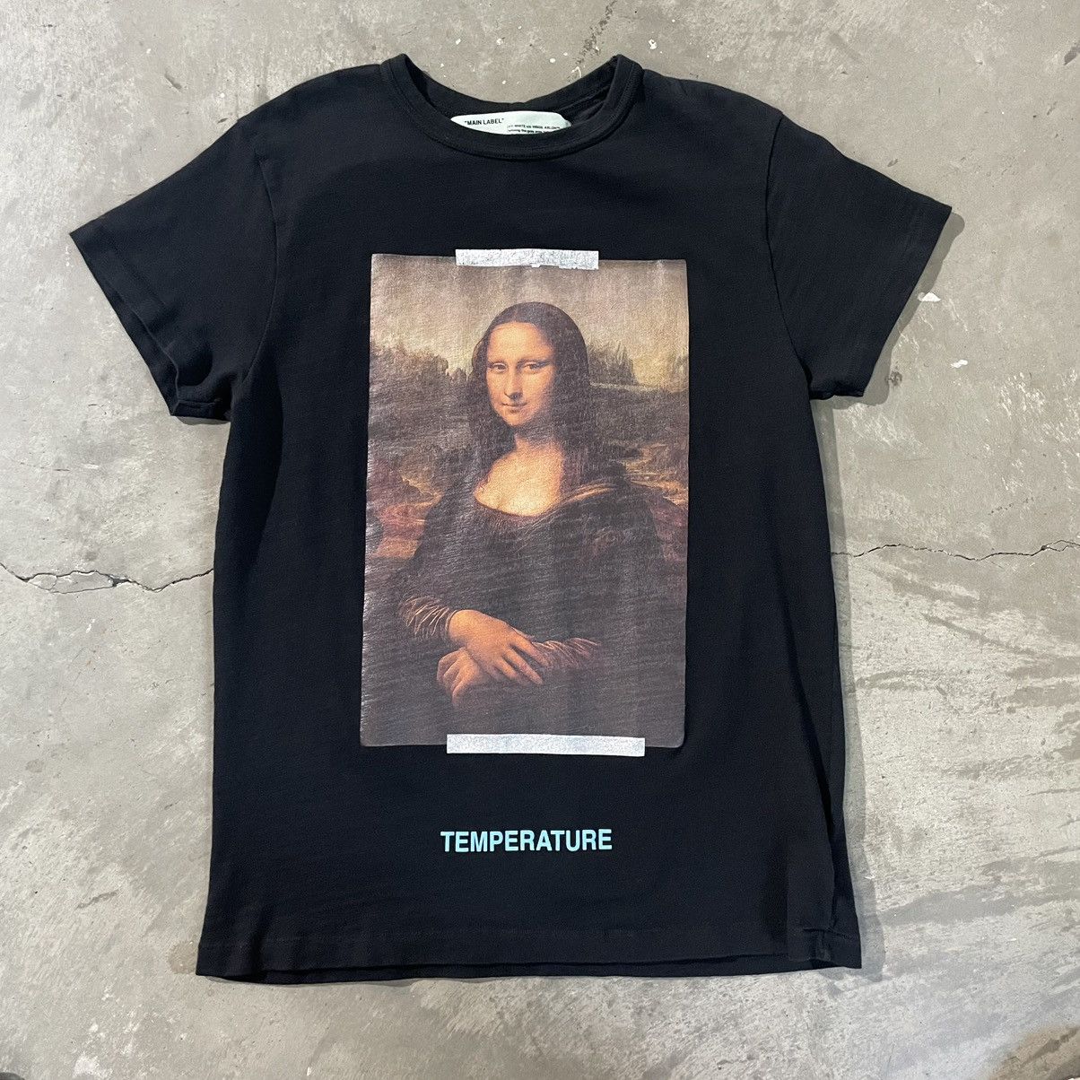 Off White Mona Lisa Off White Main Label Temperature Virgil Abloh Grailed