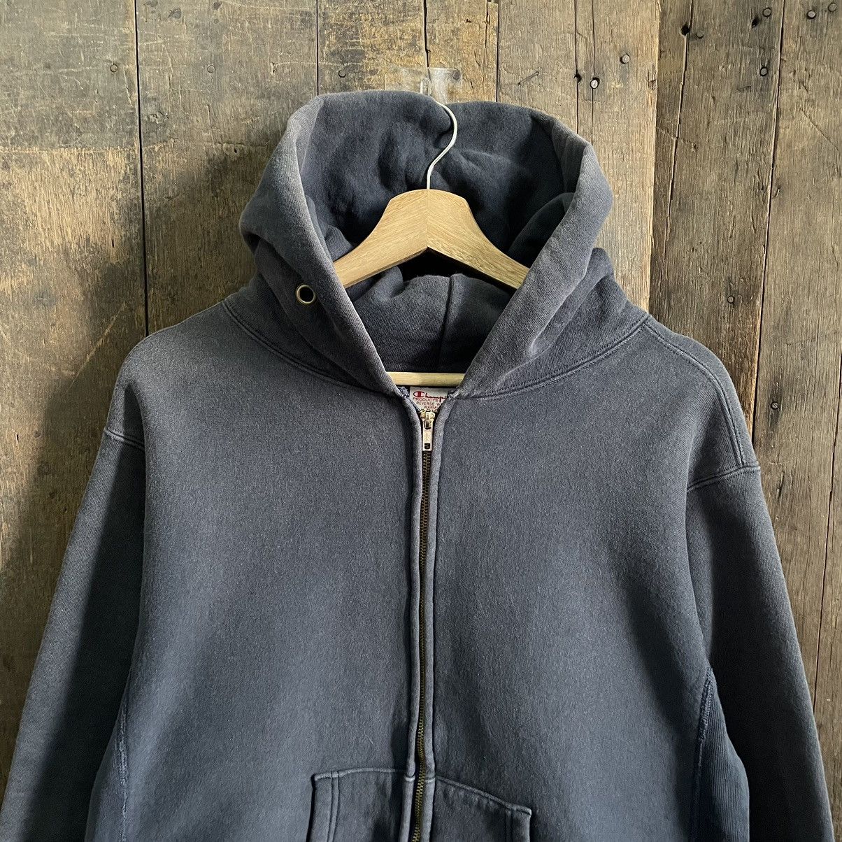 Vintage Vintage 90's Champion Reverse Weave Sunfaded Zipper Hoodie ...