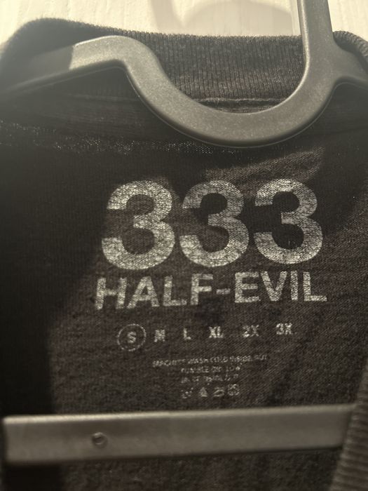 Streetwear Half Evil Logo Tee | Grailed