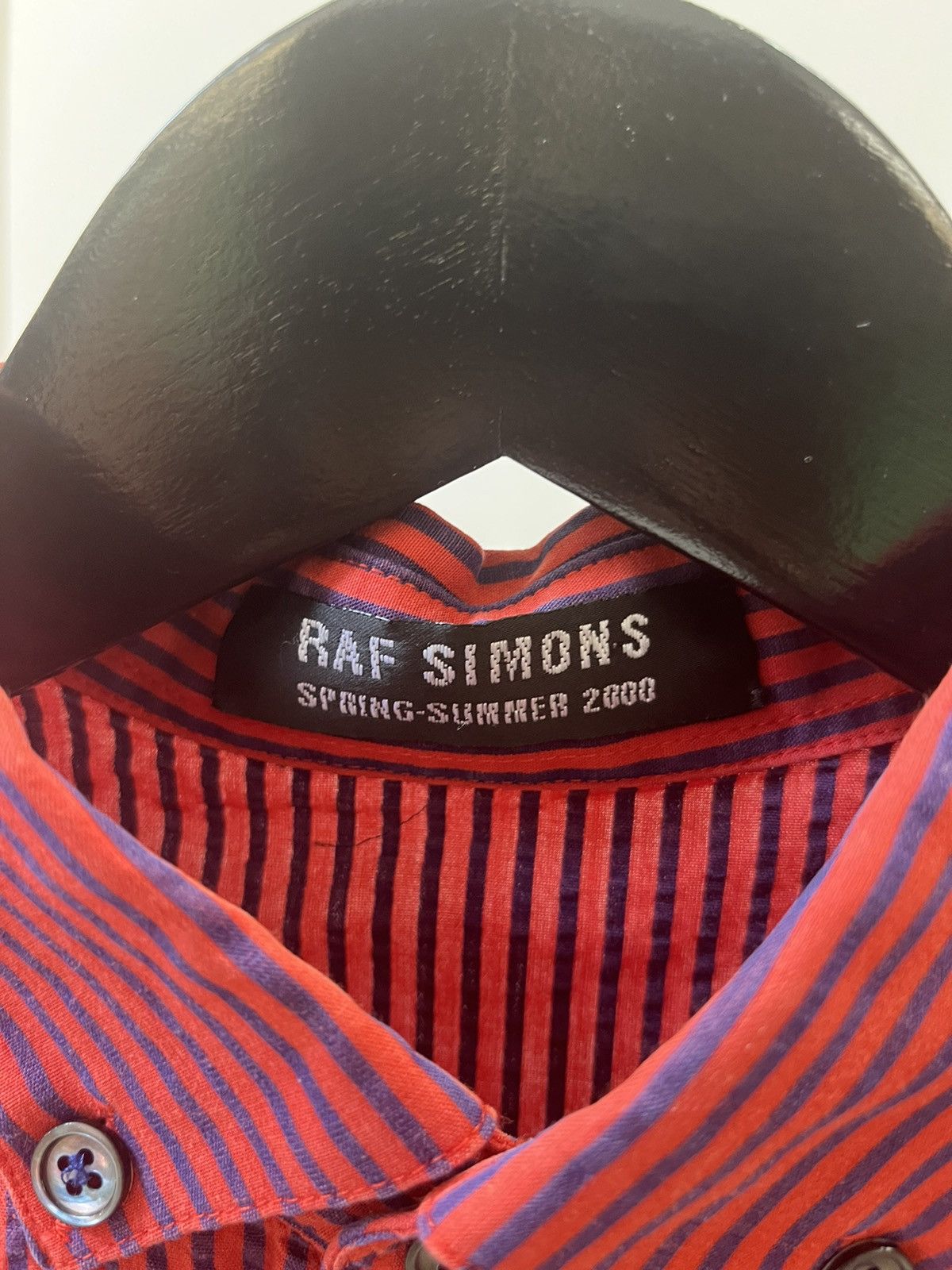 Raf Simons Raf Simons SS 2000 Striped Button Up Shirt | Grailed