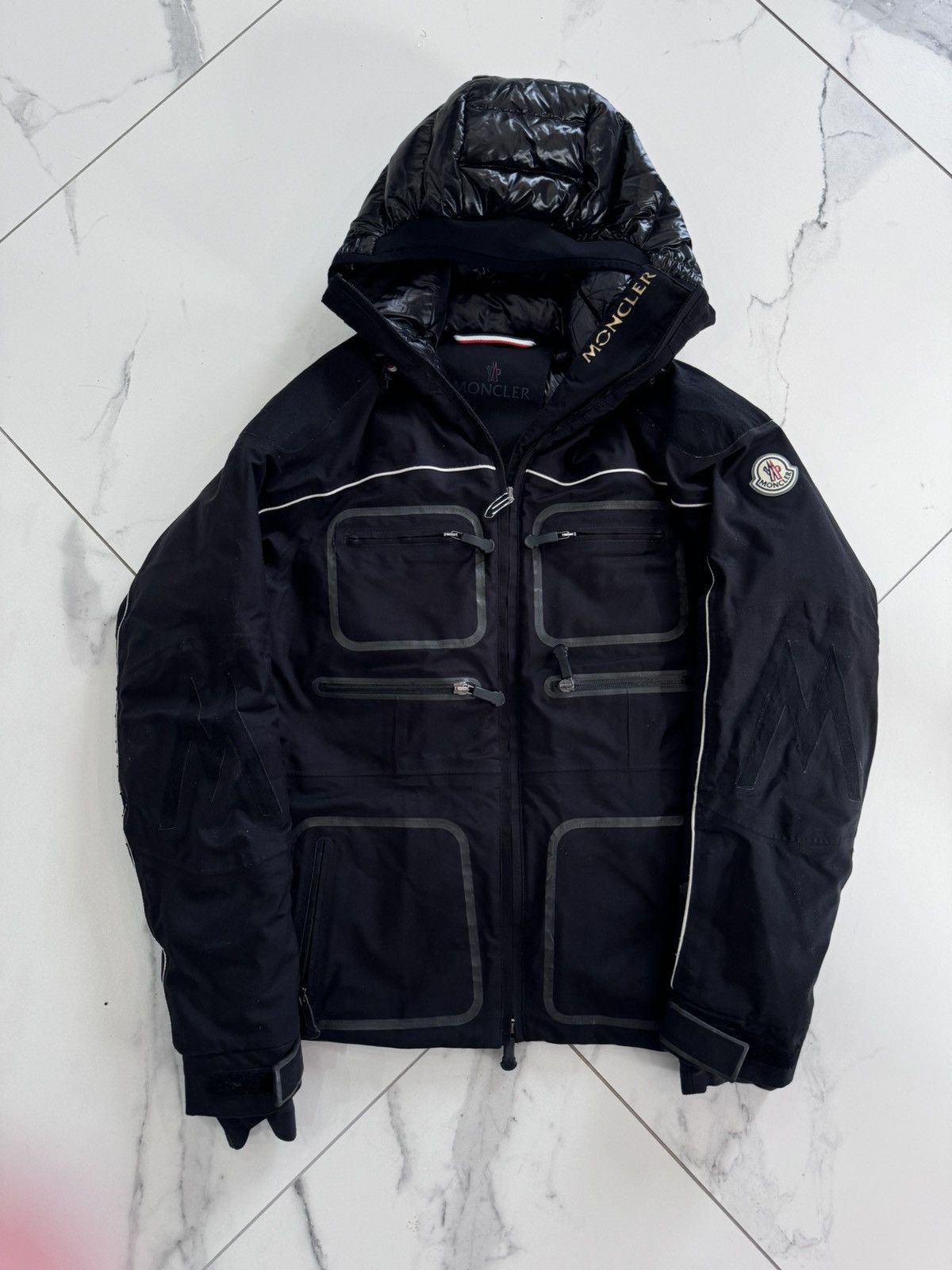 Moncler Moncler Rare Big Logo Ski Jacket | Grailed