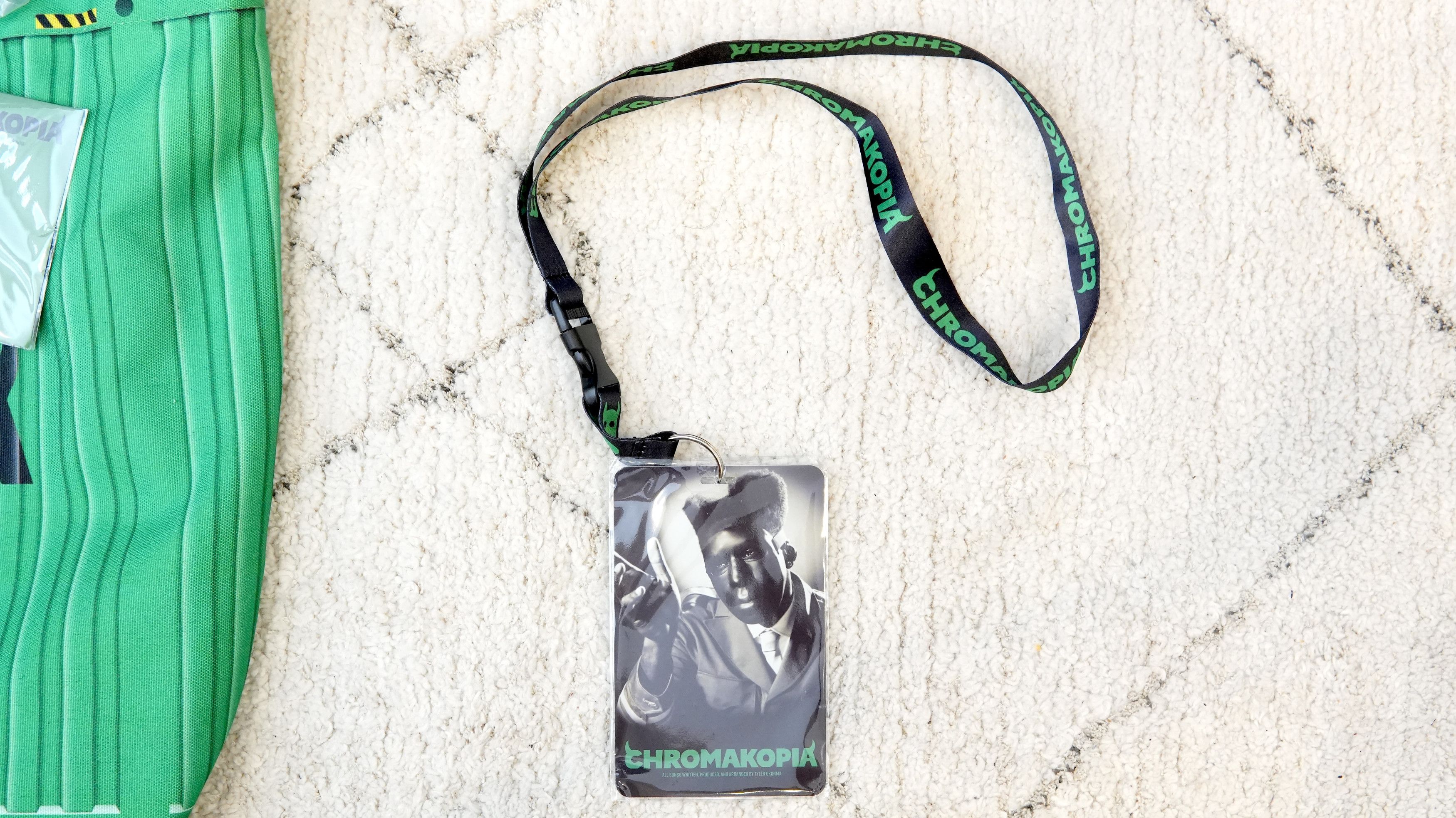 Golf Wang Chromakopia Tour VIP Bag and Pins | Grailed