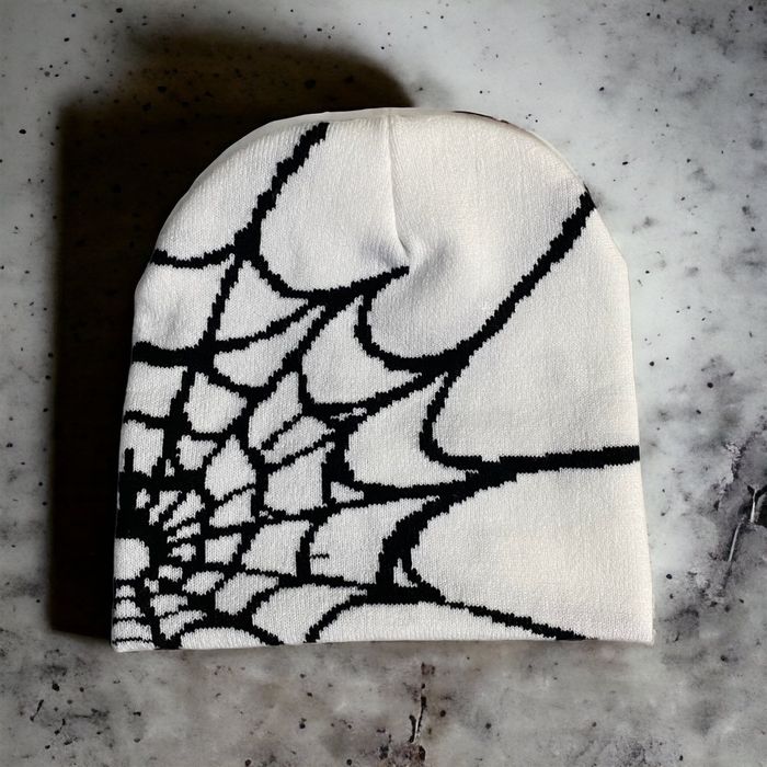 Vintage Japanese Vintage Knitted Spider Web Y2K Streetwear Hat | Grailed