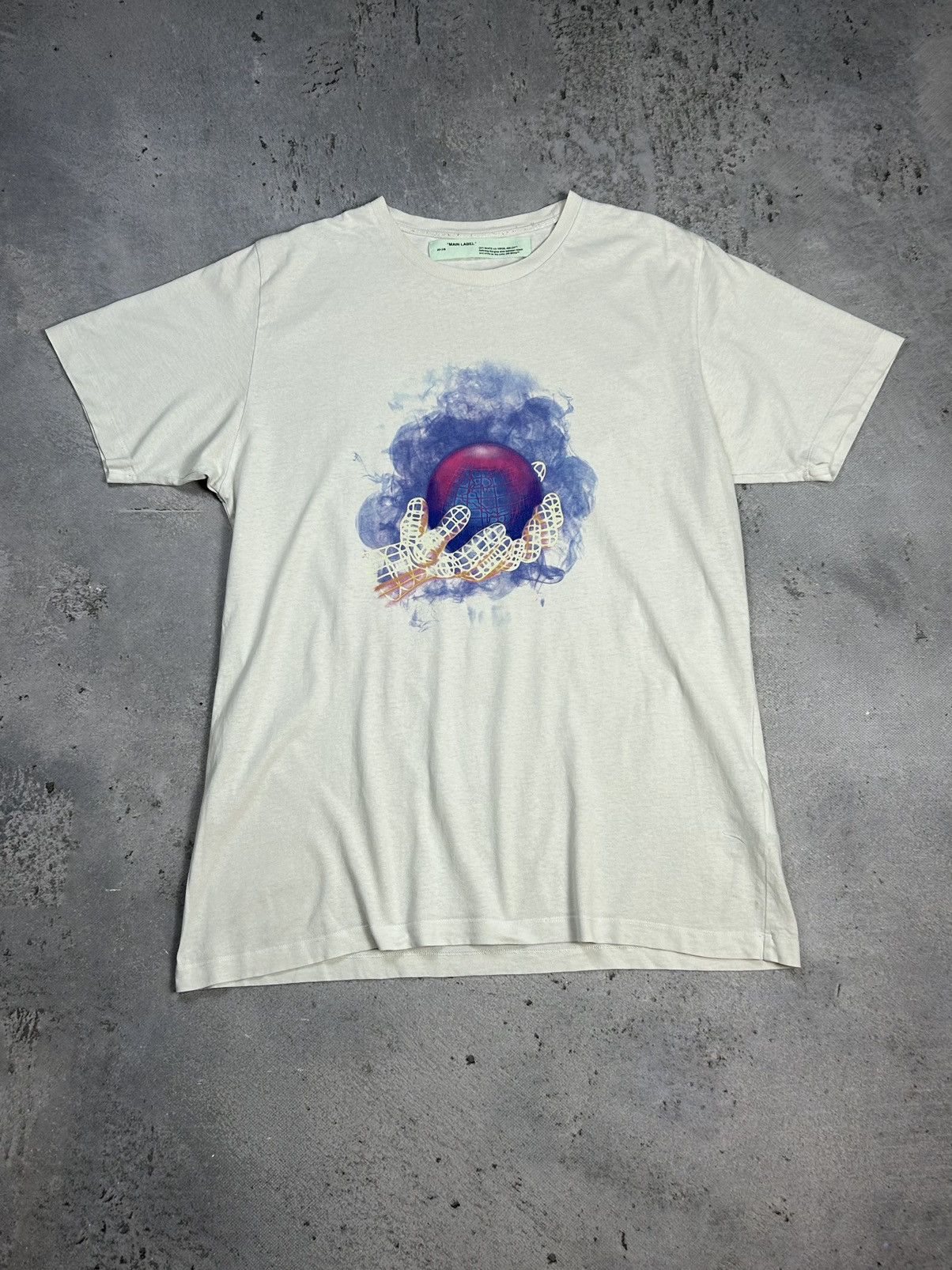 Off-White Off-White World Hand T-Shirt | Grailed