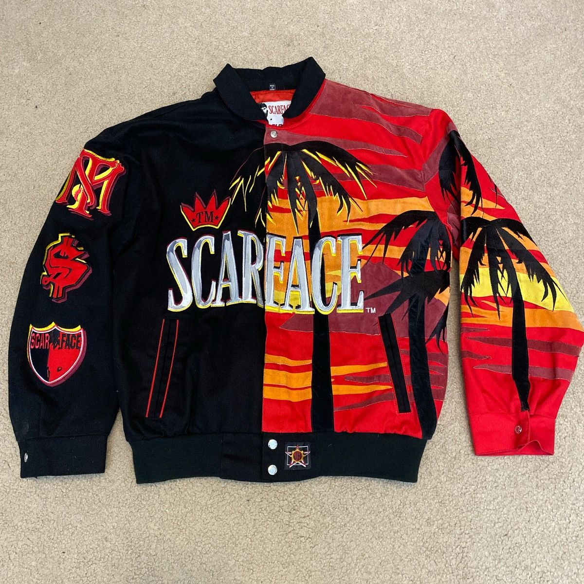 JH Design × Vintage Vintage JH Design Scarface Jacket | Grailed