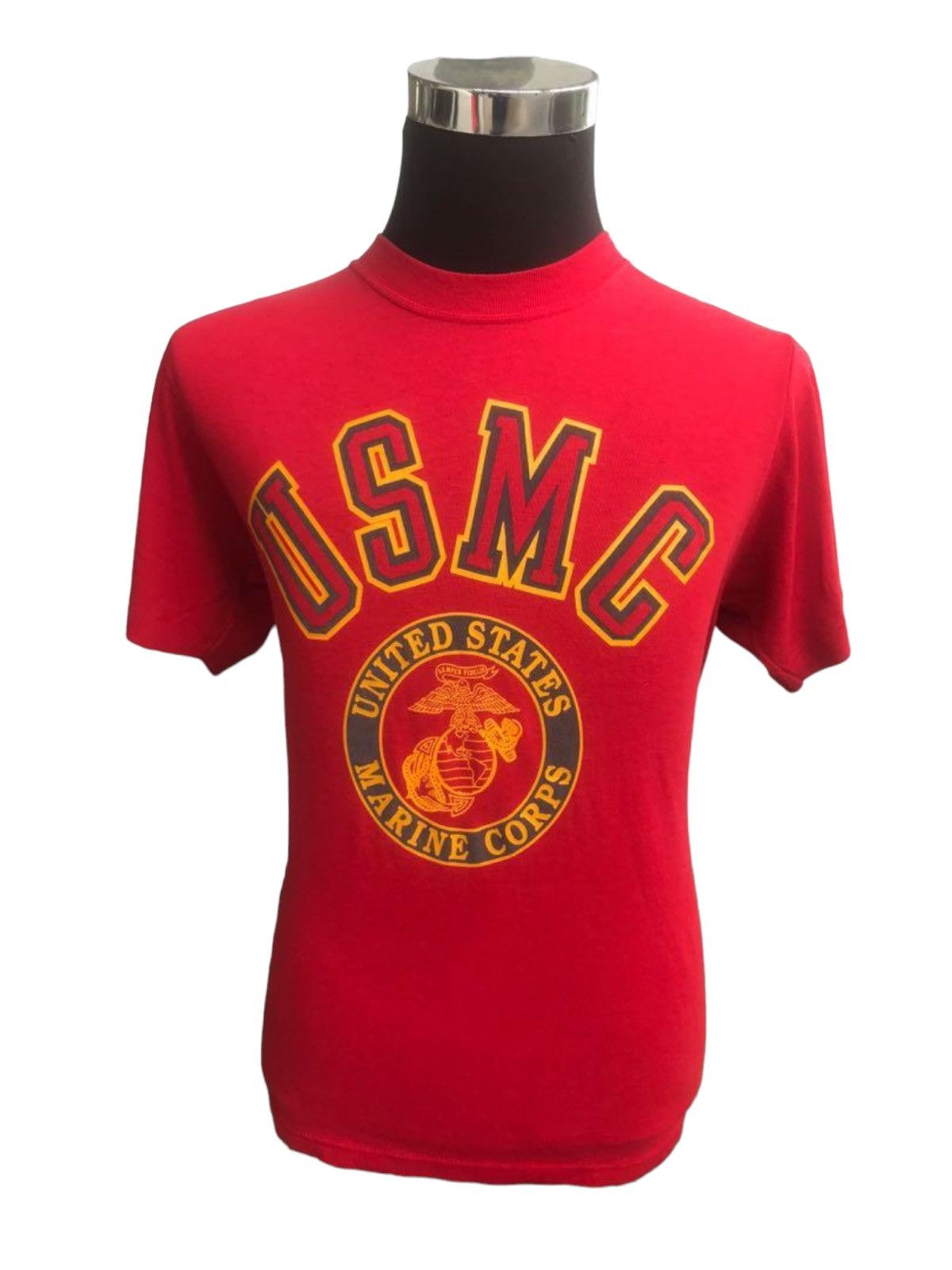 Made In Usa × Usmc × Vintage '80s USMC Vintage Reflective Tee | Grailed