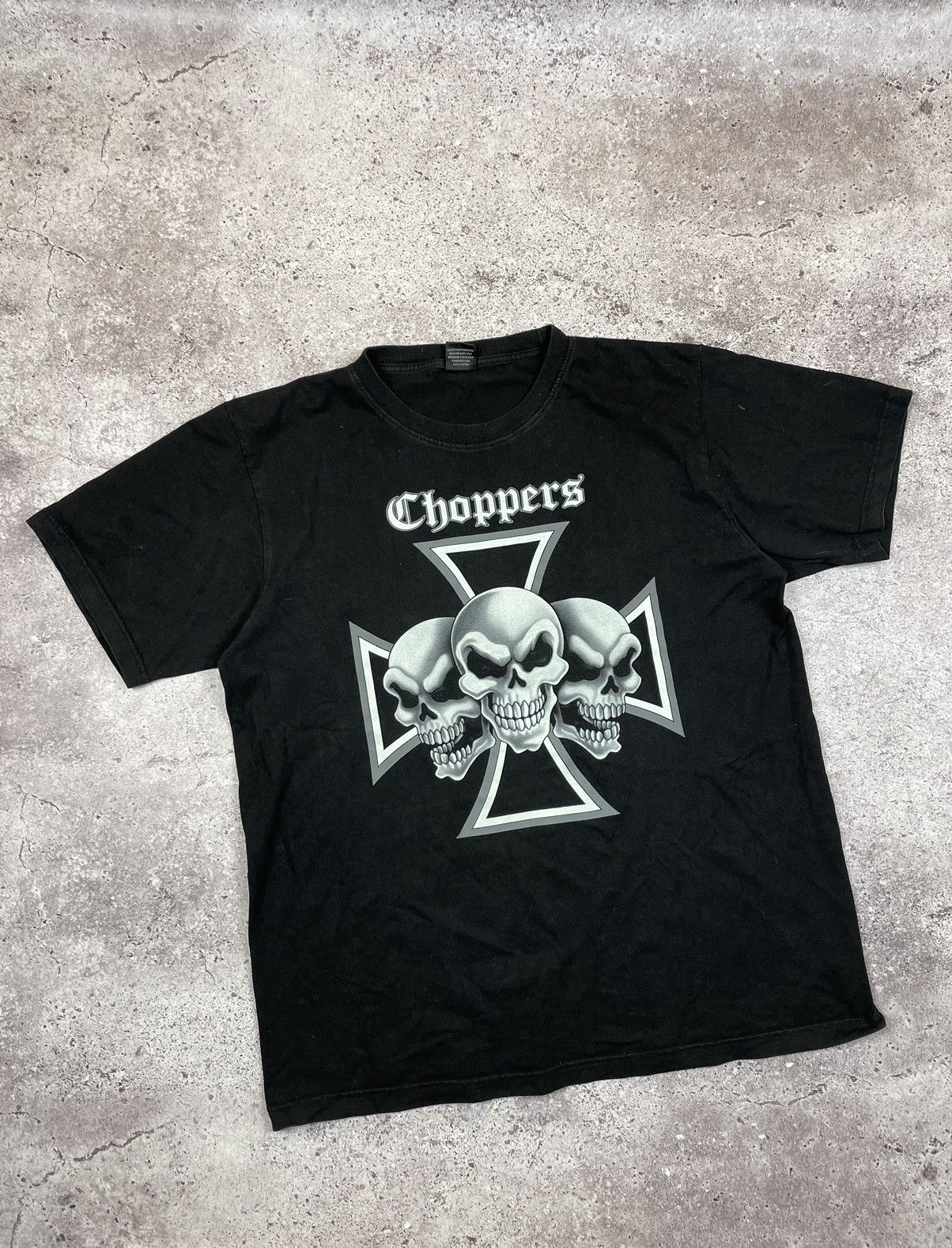 Choppers × Streetwear × Vintage Vintage West Coast Choppers Skull T ...