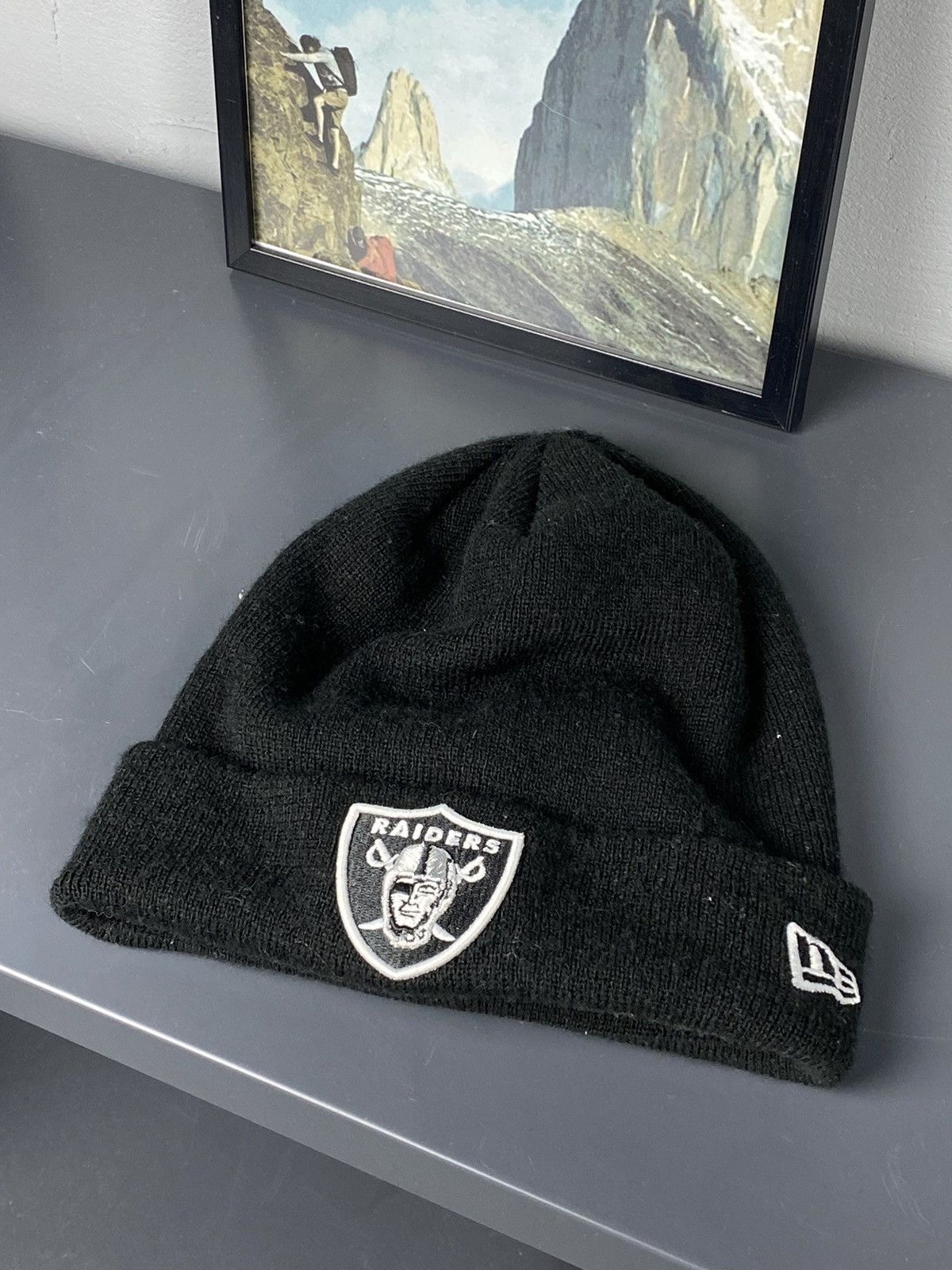 NFL × New Era × Oakland Raiders Las Vegas Raiders New Era Logo Knit ...