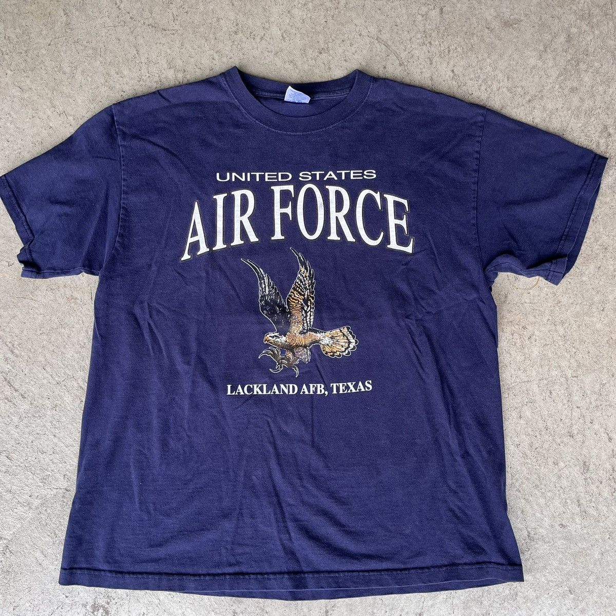 Streetwear × Vintage Fire Vintage U.S. Air Force Eagle Texas Crest Tee ...