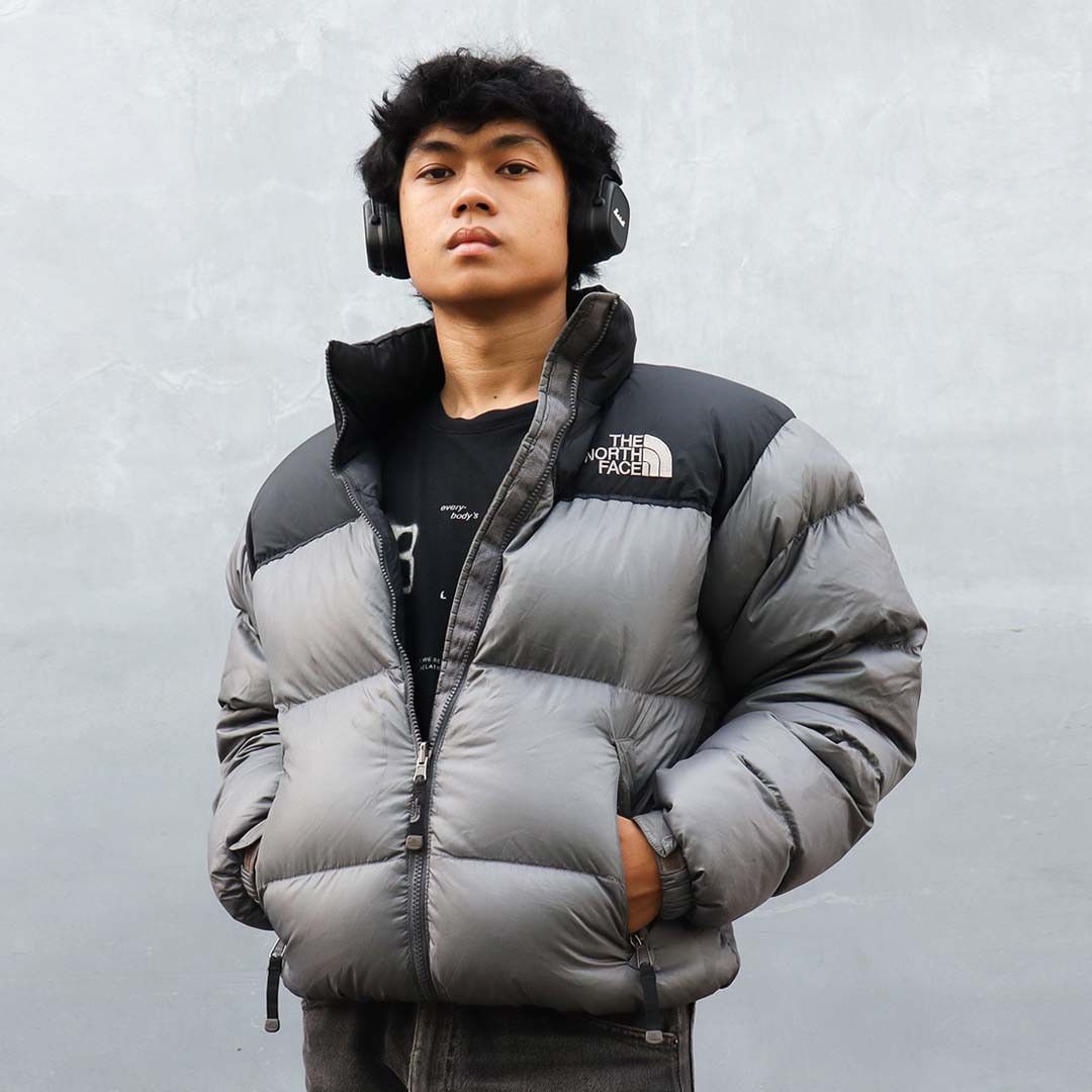 Vintage The North Face 1996 Retro Nuptse 700 Jacket Silver Grey | Grailed