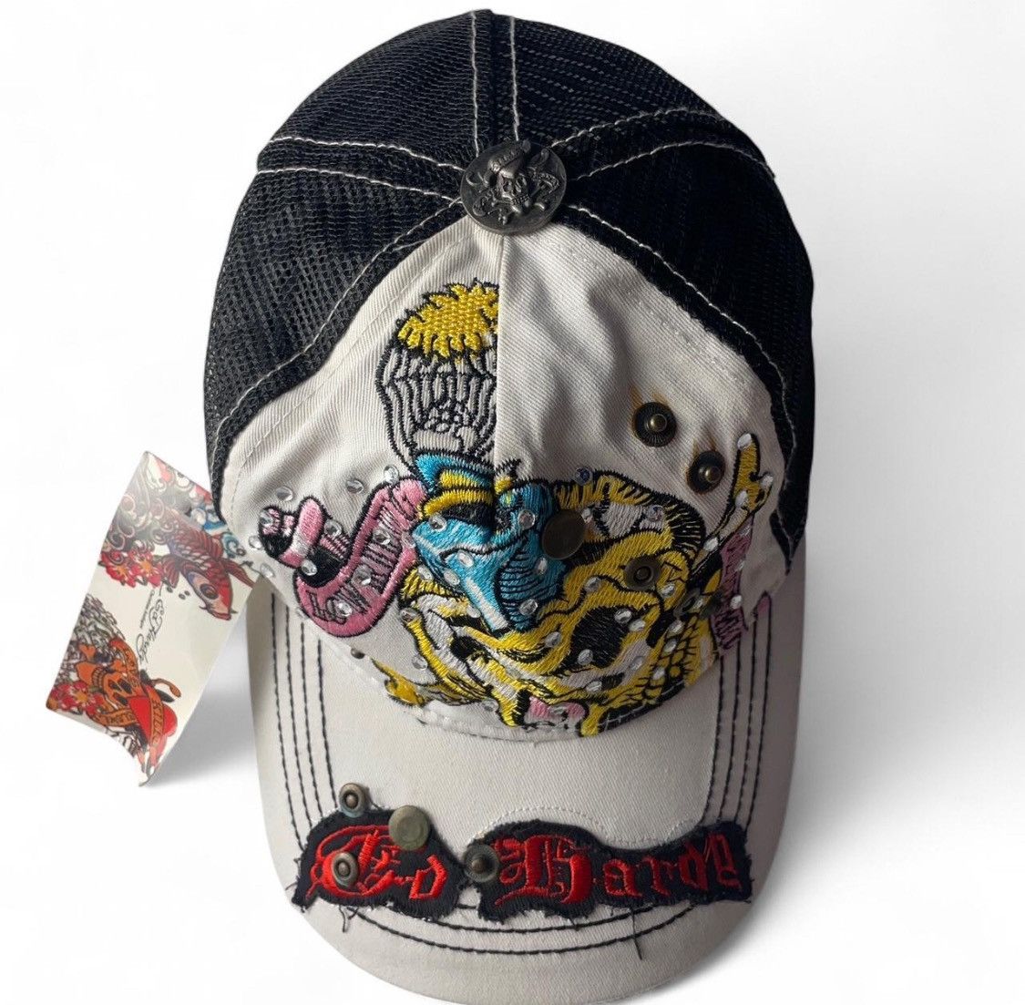 Ed Hardy 🌹💫00S RARE ED HARDY BY CHRISTIAN AUDIGIER CAP Y2K RAP SWAG ...