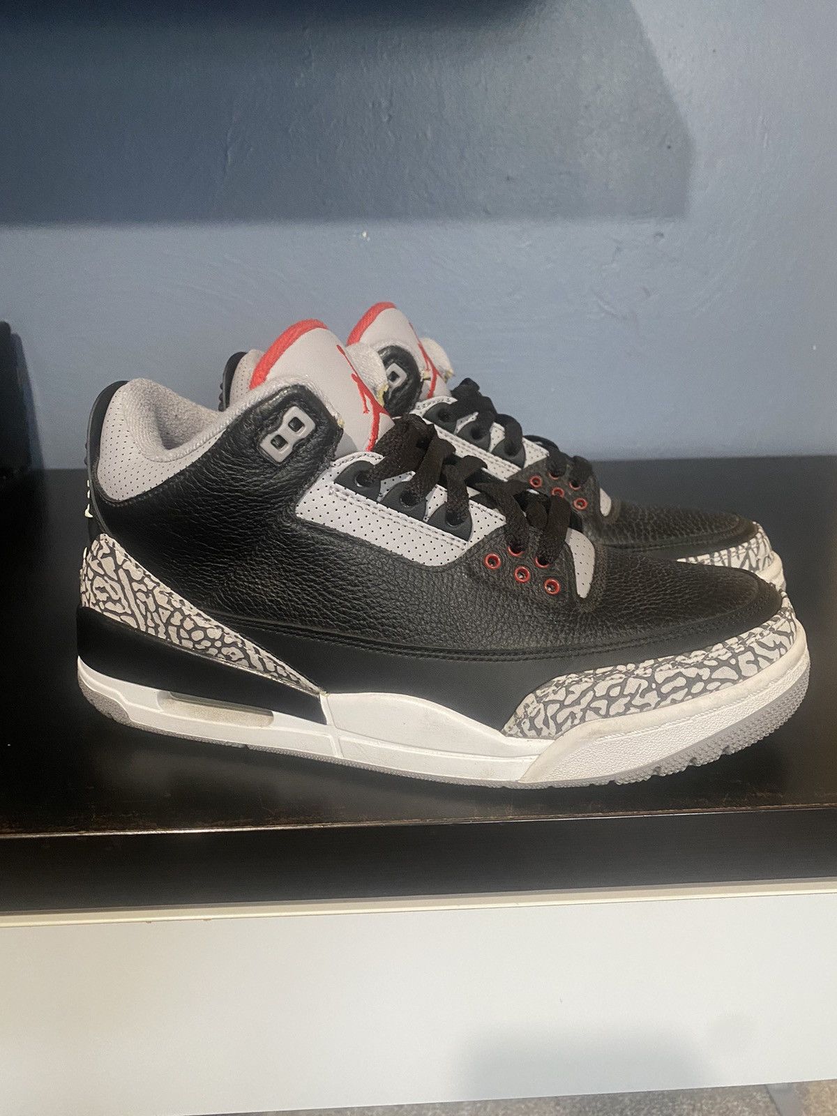 Jordan Brand × Nike Air Jordan retro black cement 3s | Grailed