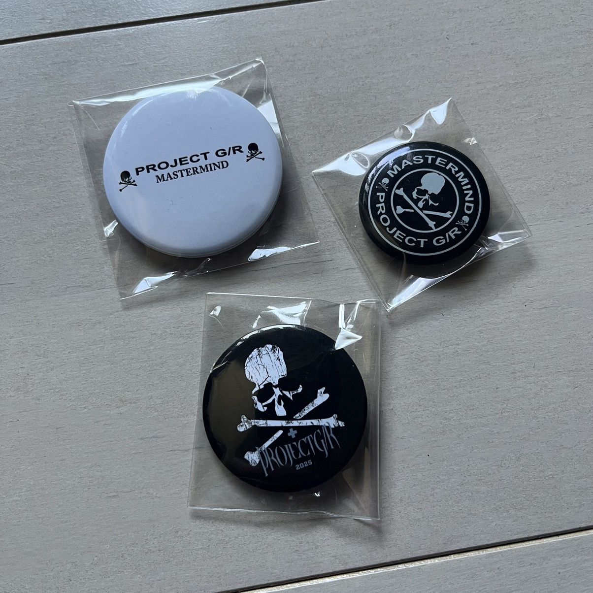 Mastermind Japan × PROJECT G/R Project g/r Japan Exclusive badge set ...