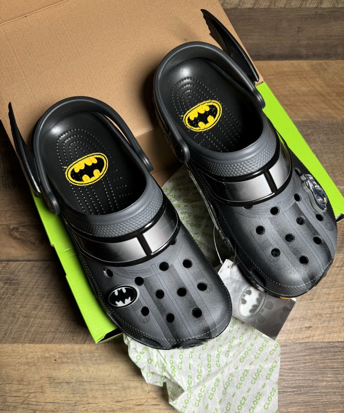 Crocs × DC Comics Batman Crocs Batmobile | Grailed