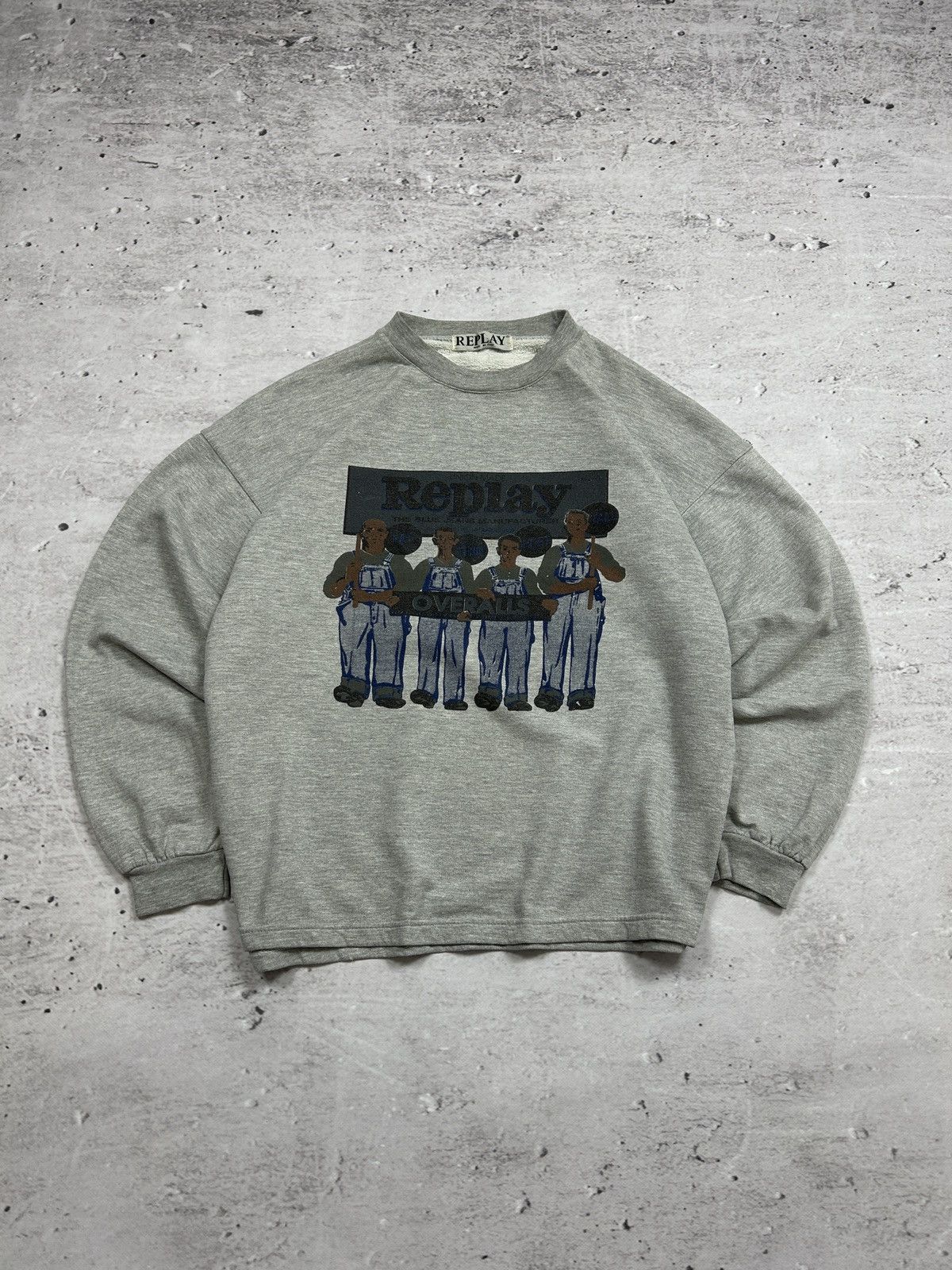 Replay × Streetwear × Vintage 🔥VINTAGE BAGGY/BOXY FIT REPLAY BIG LOGO ...