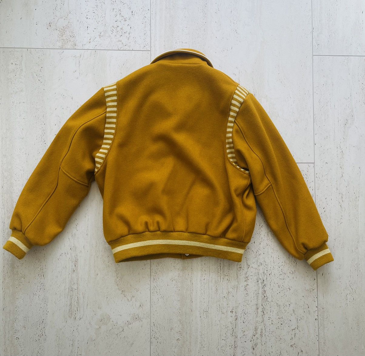 Bare Knuckles Bare Knuckles Gold Varsity Jacket XL | Grailed
