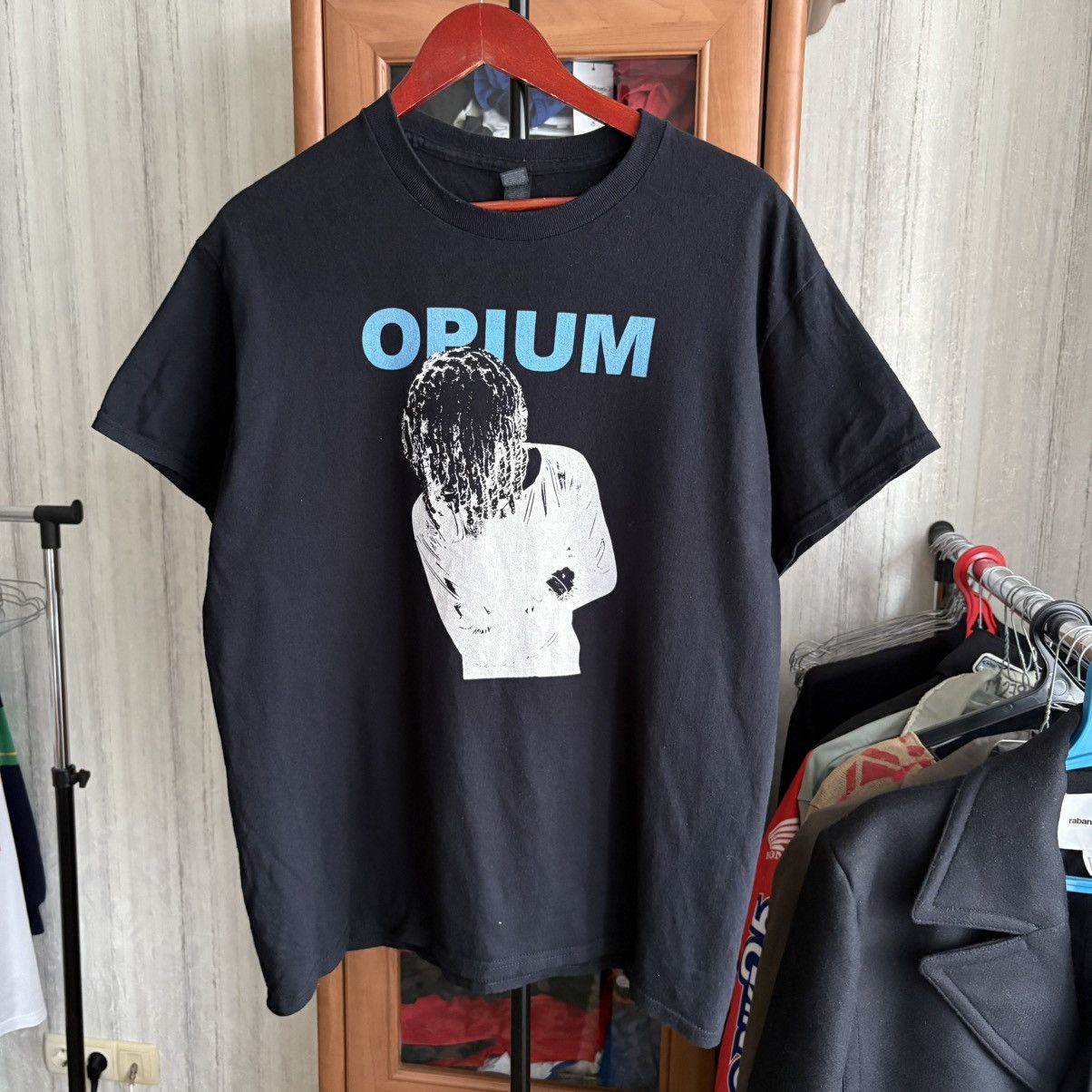 Vintage Destroy Lonely Opium Label T Shirt Playboi Carti USA | Grailed