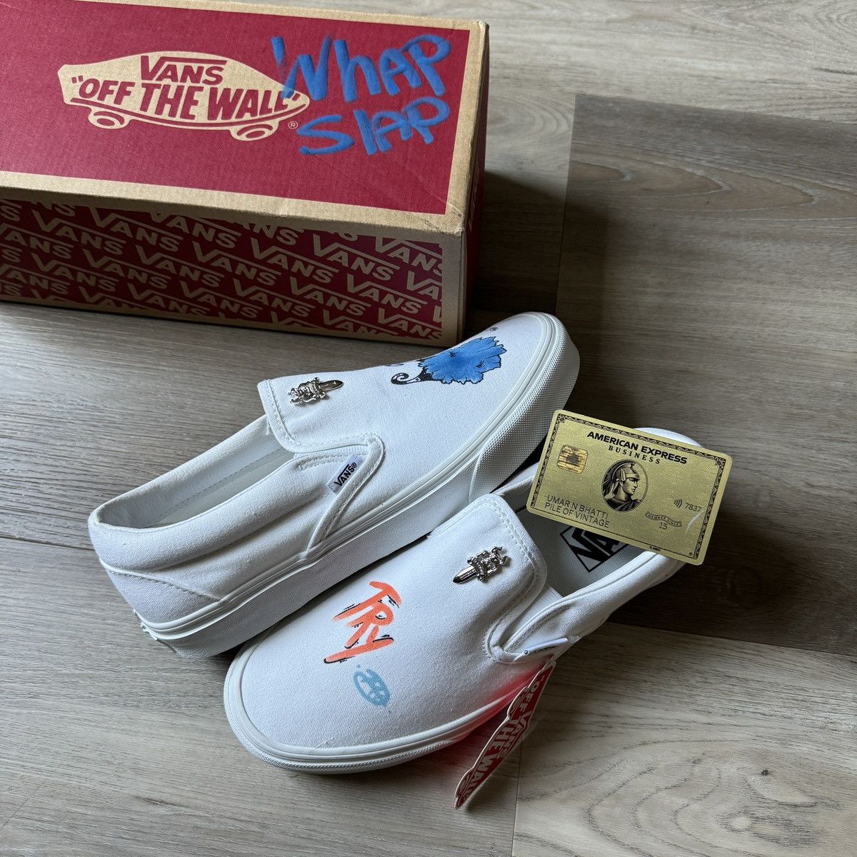 Chrome Hearts × Matty Boy × Vans 1/1 Chrome Hearts x Matty Boy All White Vans | Grailed