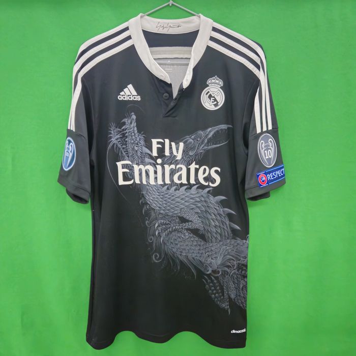 Adidas Real Madrid Y3 Third Authentic 14 15 Ronaldo F49264 Dragon | Grailed