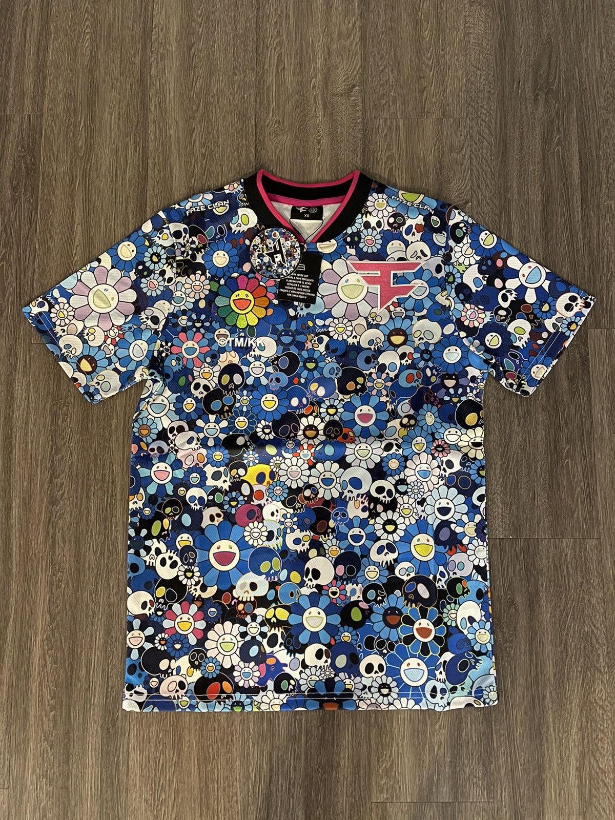 FaZe × Takashi Murakami Faze Clan x Murakami Blue Jersey | Grailed