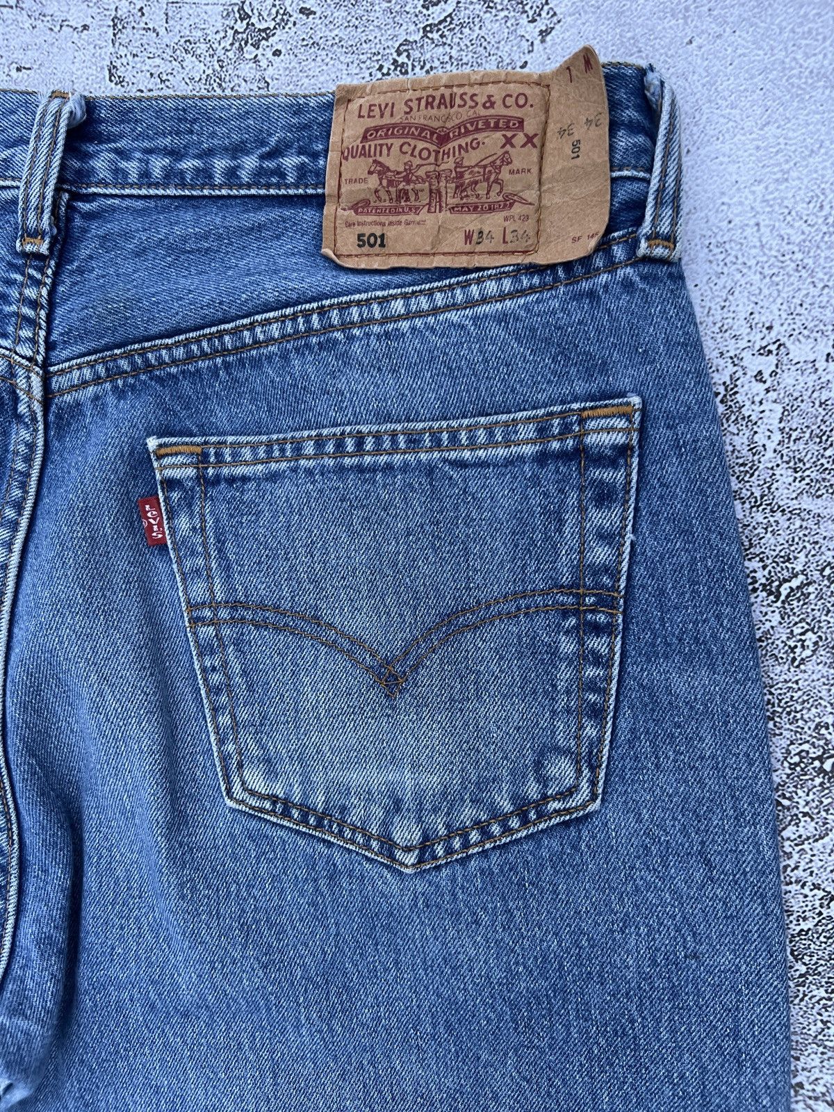 Vintage Vintage Levis 501 90s Blue Denim Jeans | Grailed