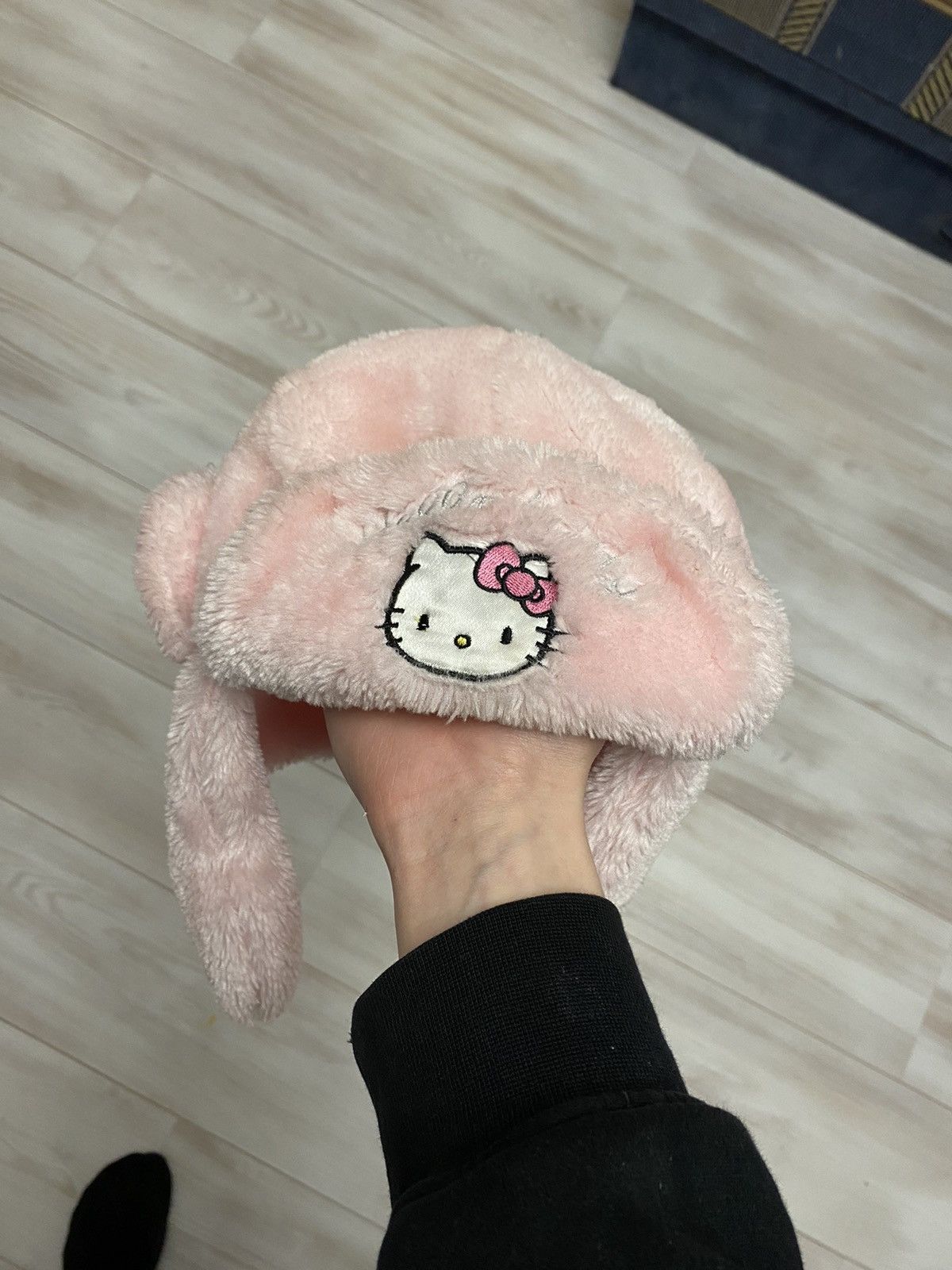 Japanese Brand Vitnage Y2K Hello Kitty ushanka hat | Grailed