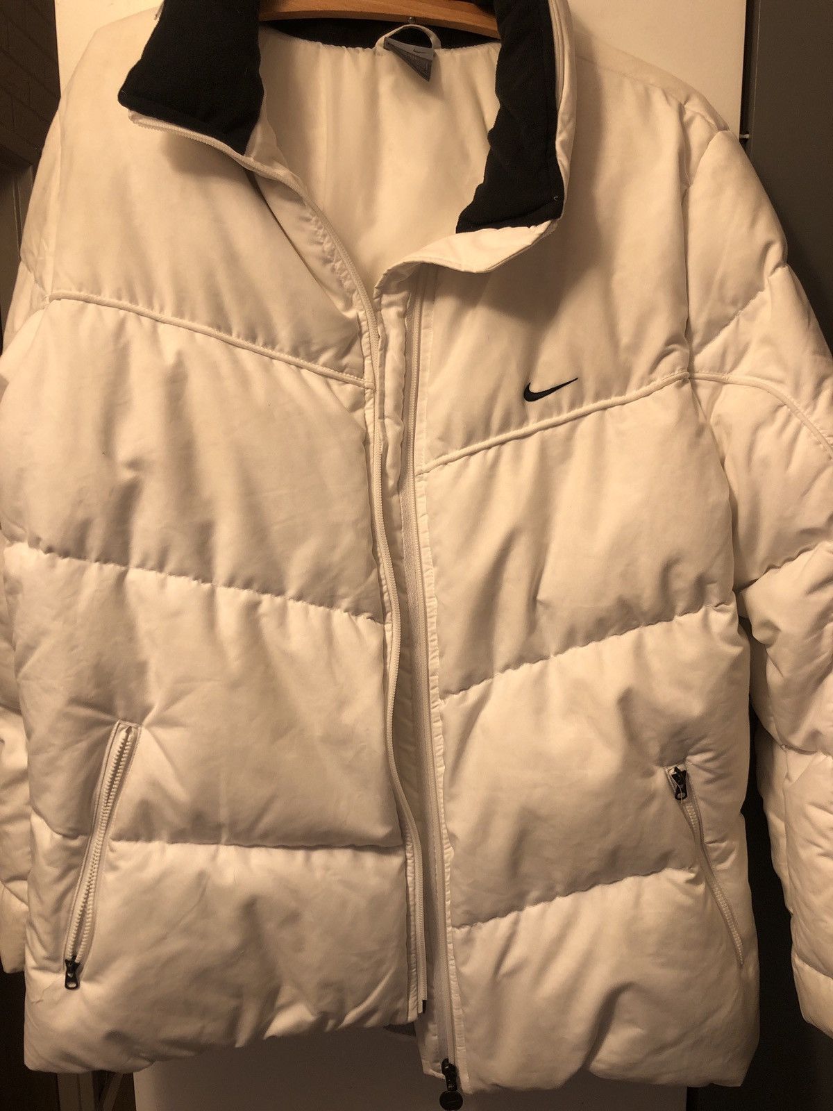 Nike Nike Puffer Drip Down Jacket White | Grailed